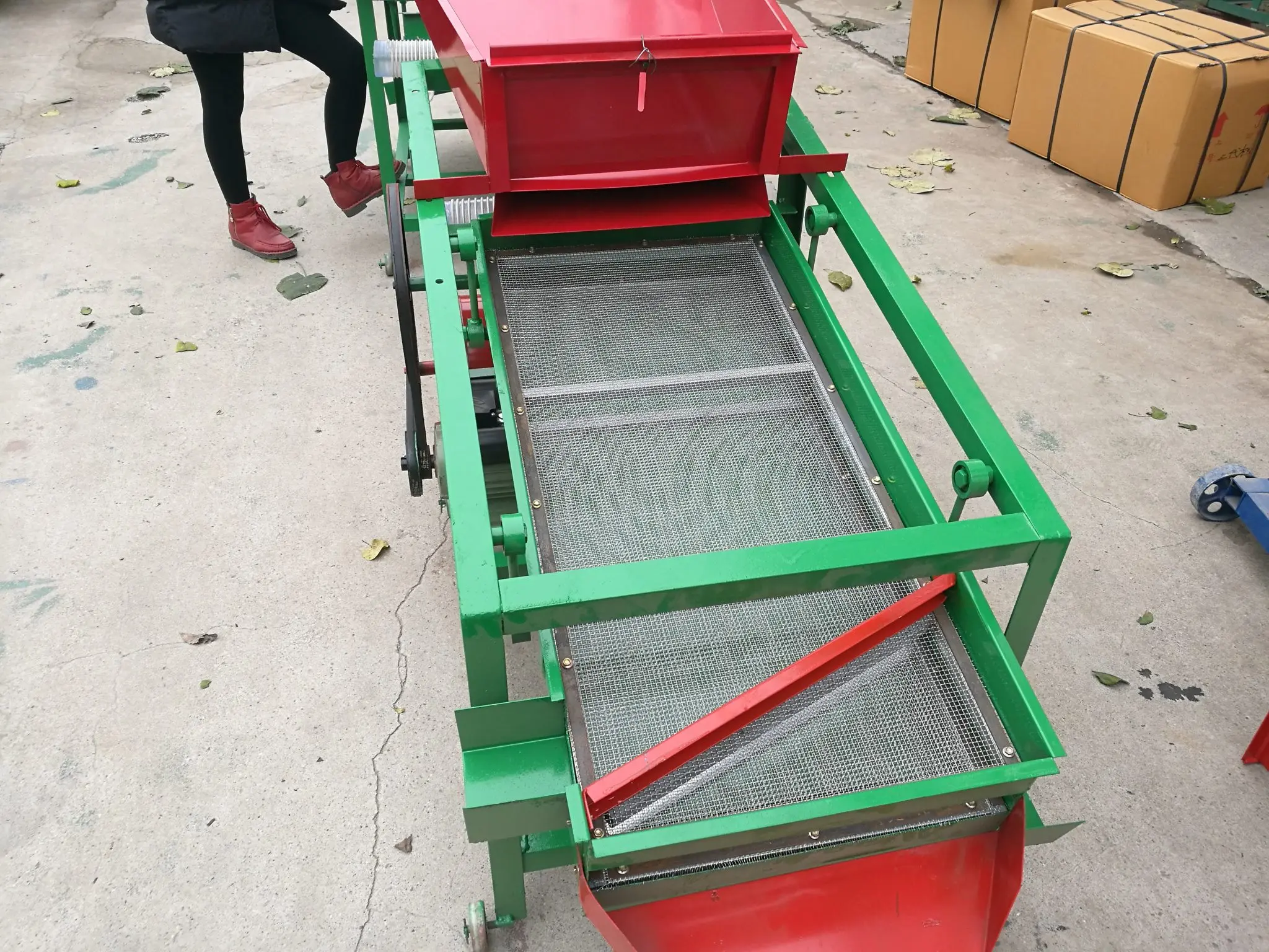 Grain Cleaner Machine Cleaning Wheat, Soybean, Sorghum, Corn
